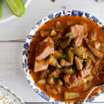 Okra Stew | Middle Eastern Bamia Recipe - Hungry Paprikas