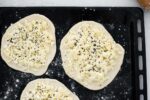 Homemade Manakish with Cheese and Za'atar - Hungry Paprikas