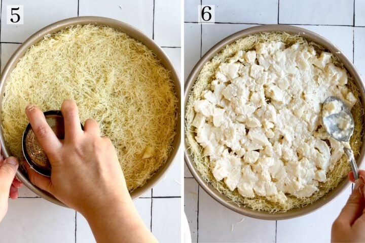 Kunafa Recipe with Mozzarella Cheese (Easy!) - Hungry Paprikas