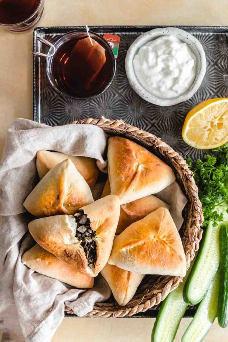 Authentic Homemade Fatayer (Spinach and Cheese) - Hungry Paprikas