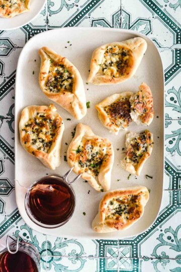 Authentic Homemade Fatayer (Spinach and Cheese) - Hungry Paprikas