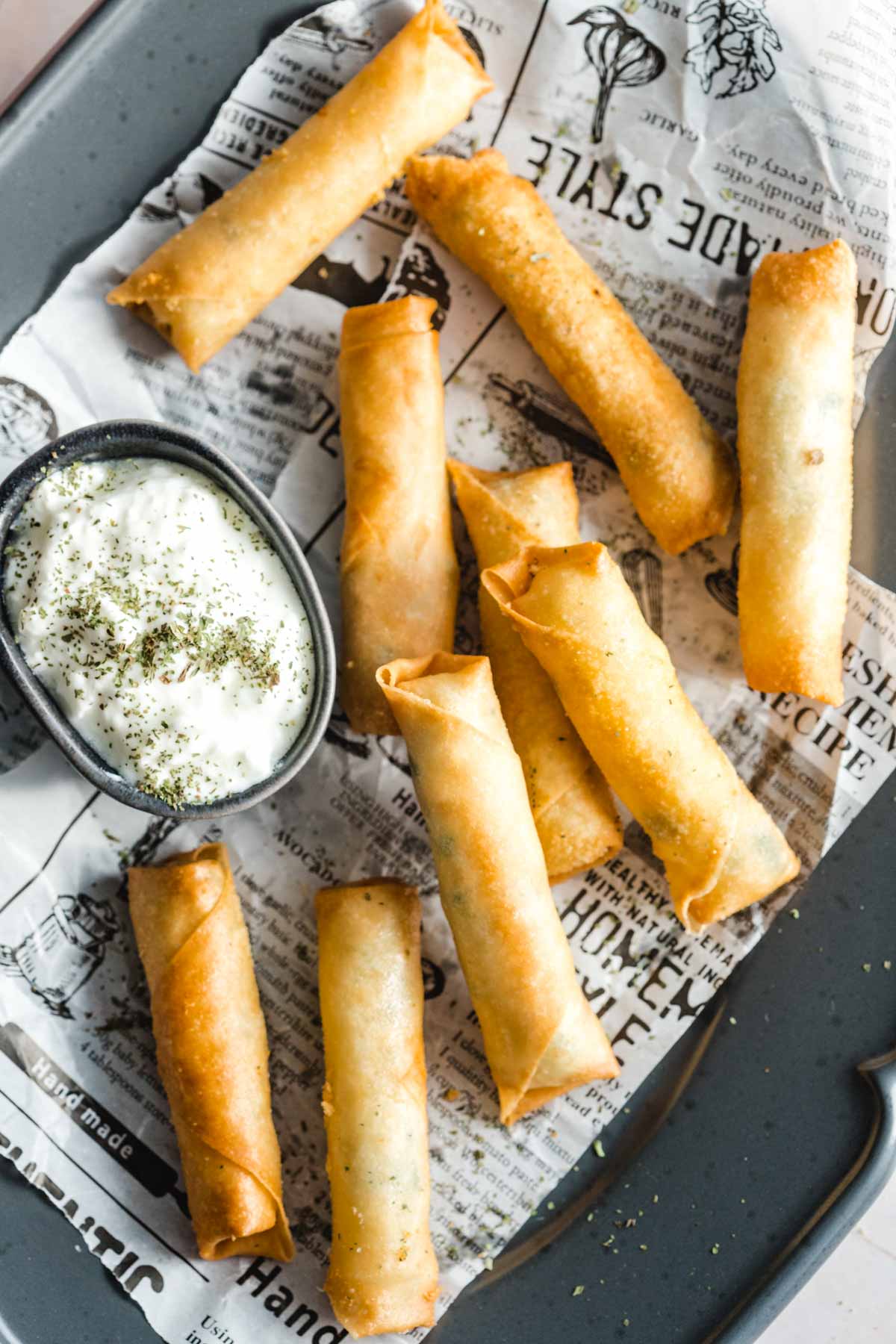 Sigara Boregi (Crispy Cheese Rolls) - Hungry Paprikas