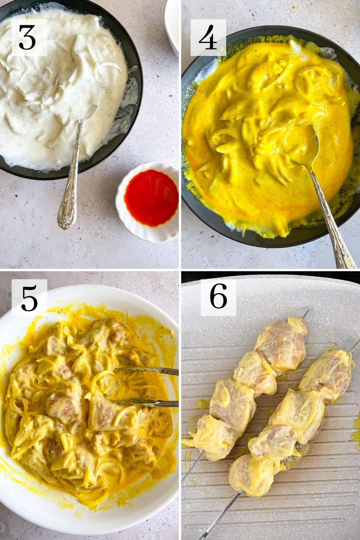 Joojeh Kabab (Persian Chicken Kabobs) - Hungry Paprikas