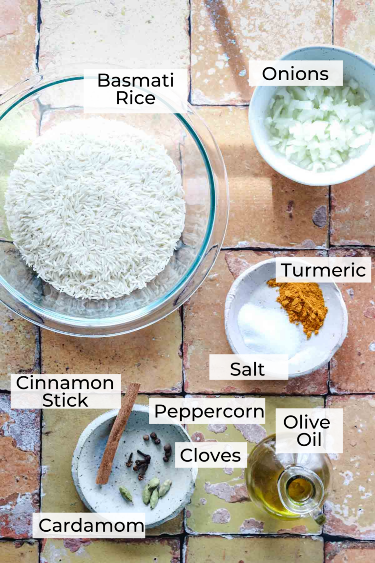 30-Minute Mediterranean Rice (Yellow Basmati Rice) - Hungry Paprikas