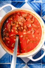 Okra Stew (Middle Eastern Bamya Recipe) - Hungry Paprikas