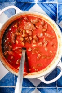 Okra Stew (Middle Eastern Bamya Recipe) - Hungry Paprikas