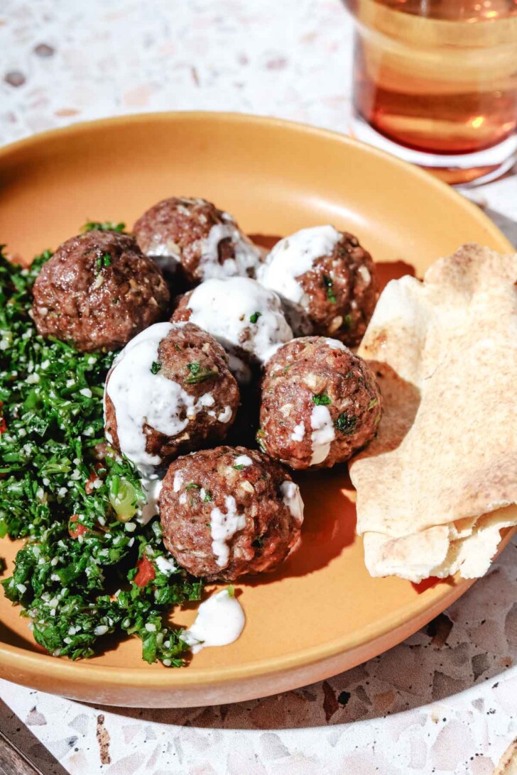 Juicy Baked Kofta Meatballs - Hungry Paprikas