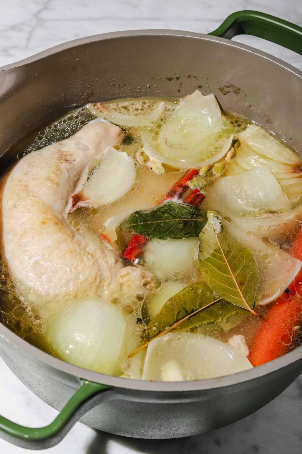 Lebanese Moghrabieh (Pearl Couscous Stew) - Hungry Paprikas