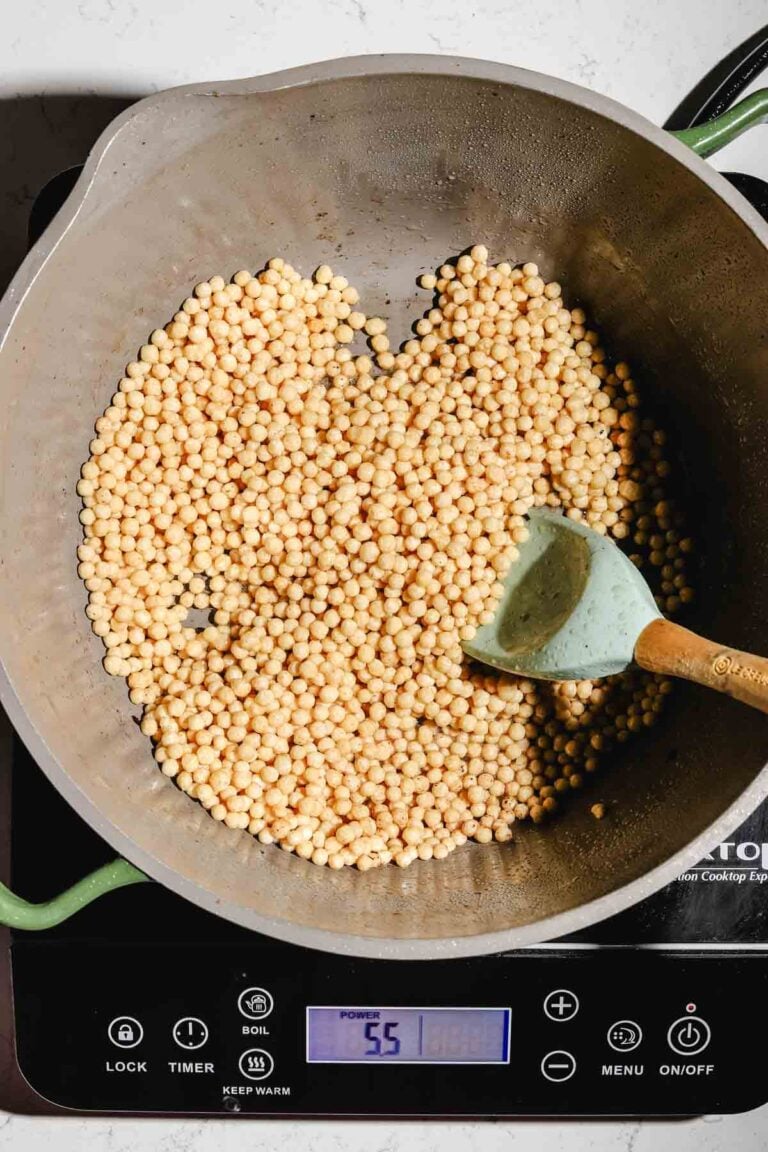 Lebanese Moghrabieh (Pearl Couscous Stew) - Hungry Paprikas