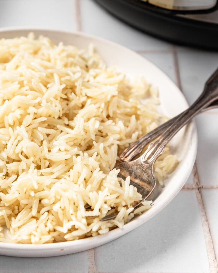 15-Min Instant Pot Basmati Rice - Hungry Paprikas