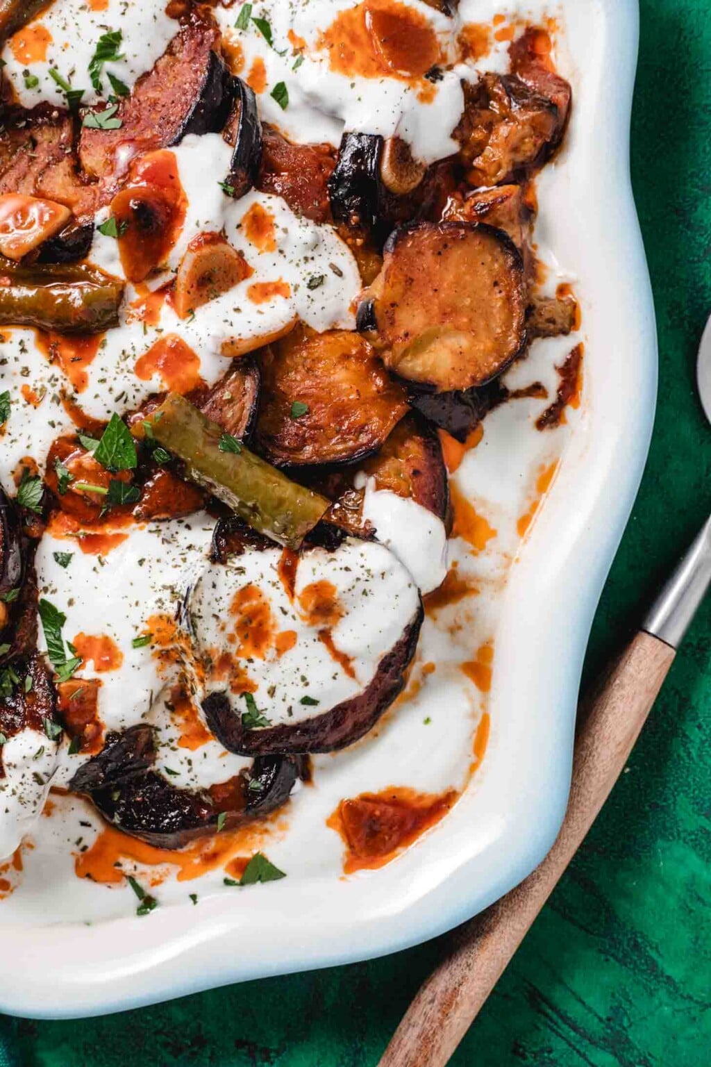 Borani Banjan (Afghan Eggplant & Yogurt Dip) - Hungry Paprikas