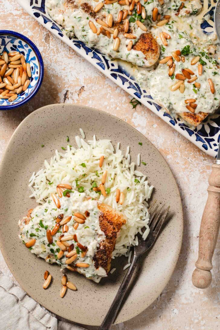Samke Harra (Lebanese Spicy Fish) - Hungry Paprikas